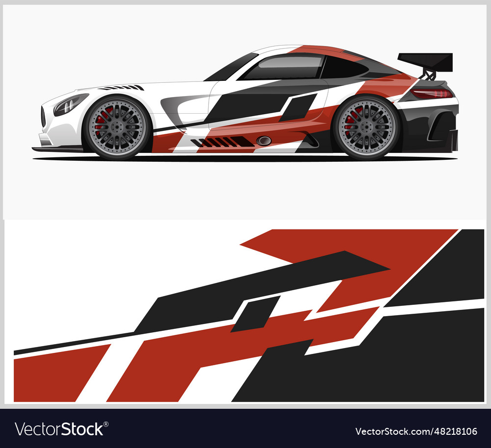 Vinyl Car Wrap Design And High-quality Royalty Free Vector