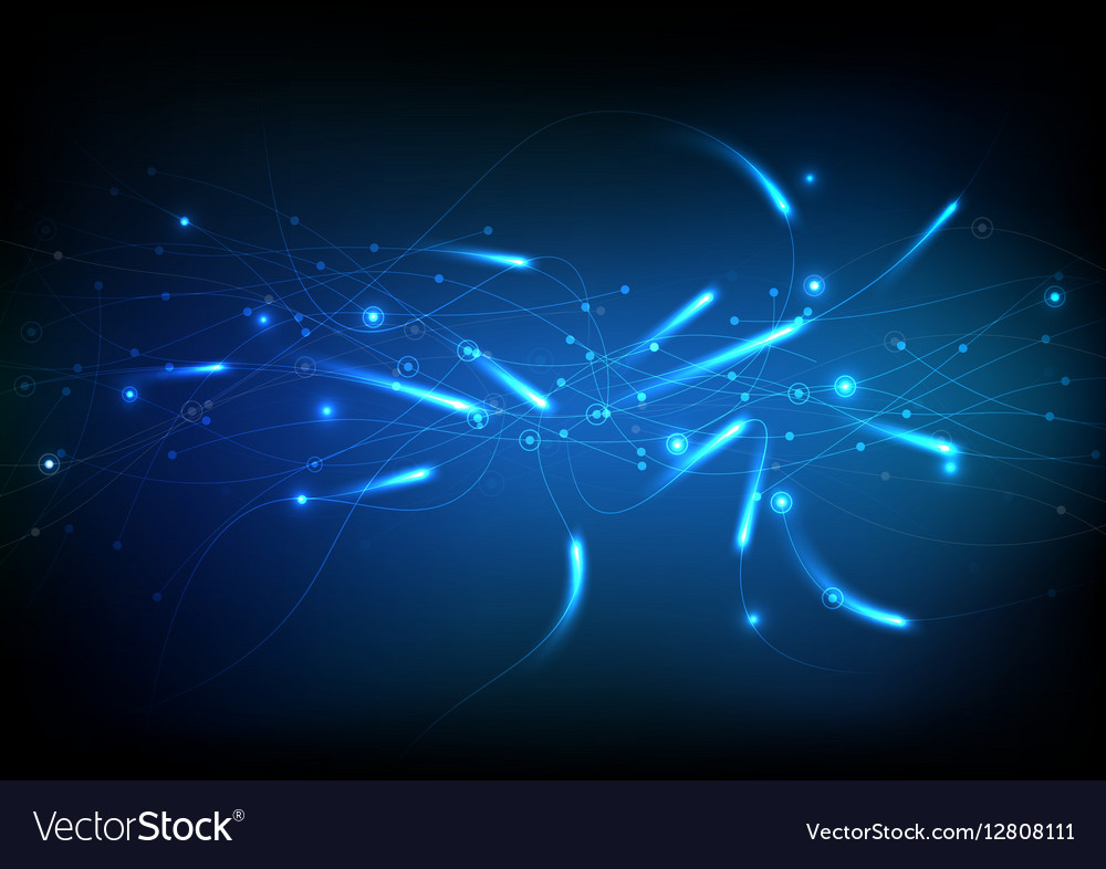 Background abstract technology communication data Vector Image