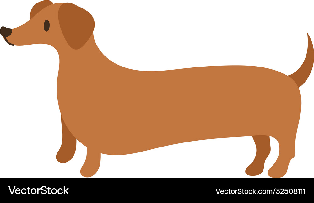 Cute dog pet hand draw style icon Royalty Free Vector Image