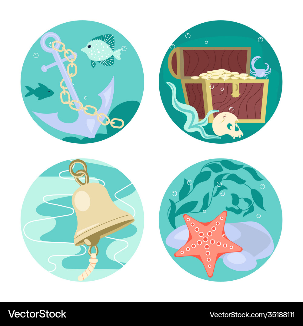 Social media story highlight icon set Royalty Free Vector