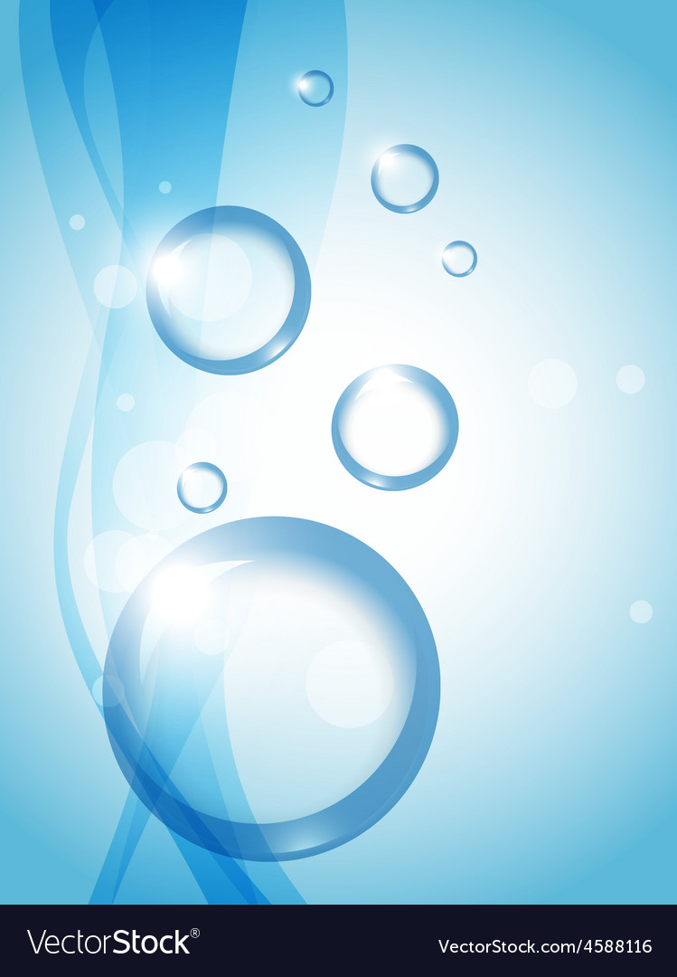Bubble background Royalty Free Vector Image - VectorStock