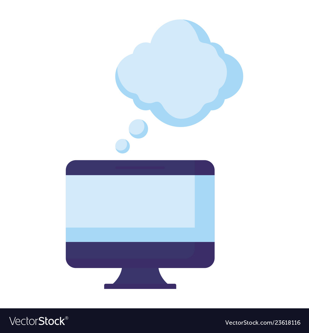 Computer device design Royalty Free Vector Image