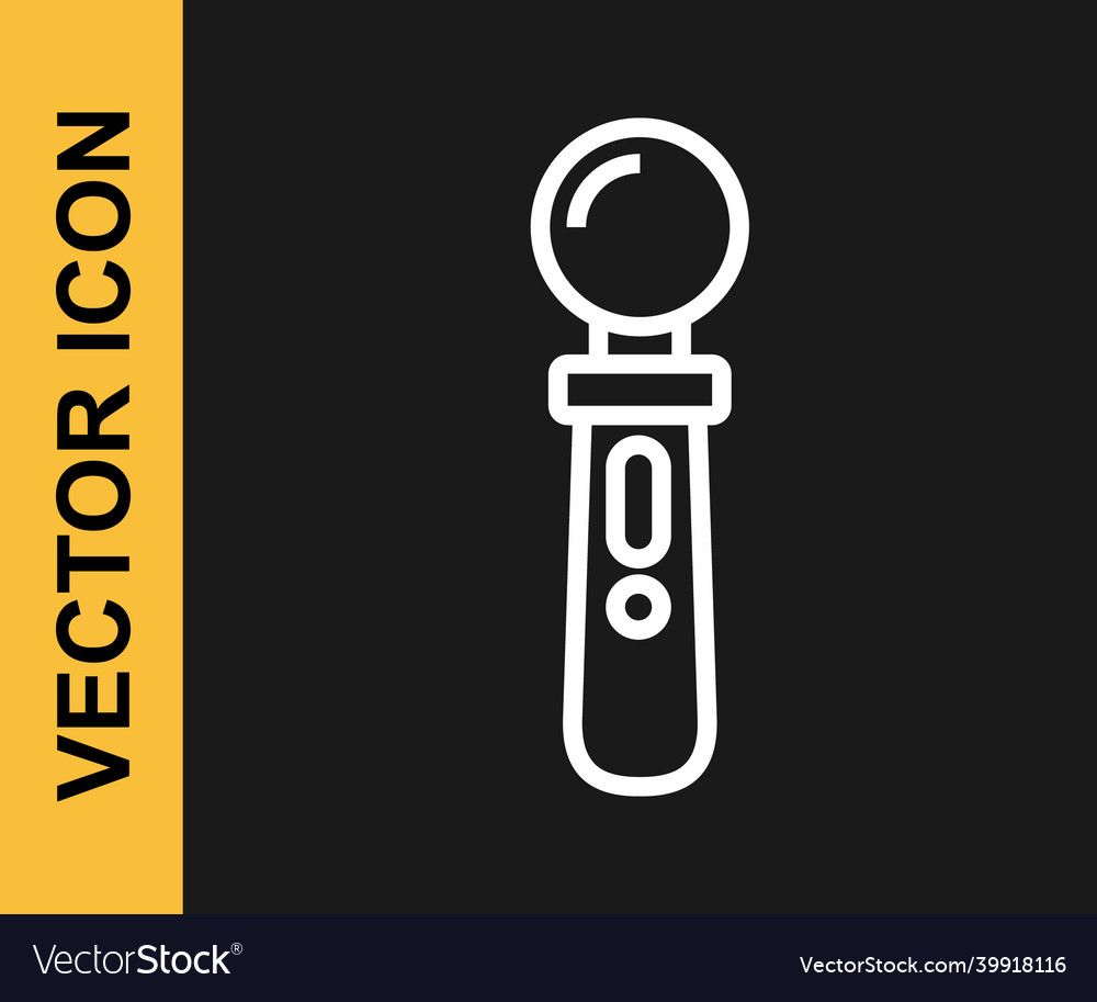 White line vr controller game icon isolated Vector Image White line vr controller game icon isolated Vector Image