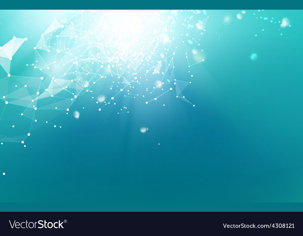 Abstract polygonal space Royalty Free Vector Image
