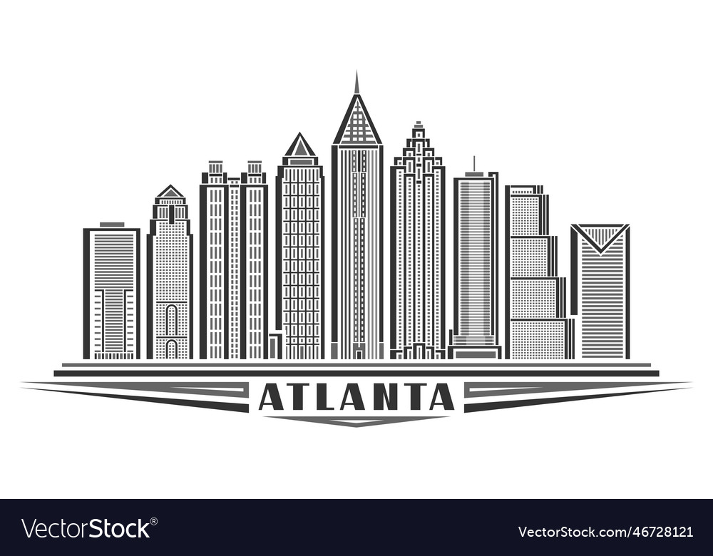 Atlanta Royalty Free Vector Image - VectorStock