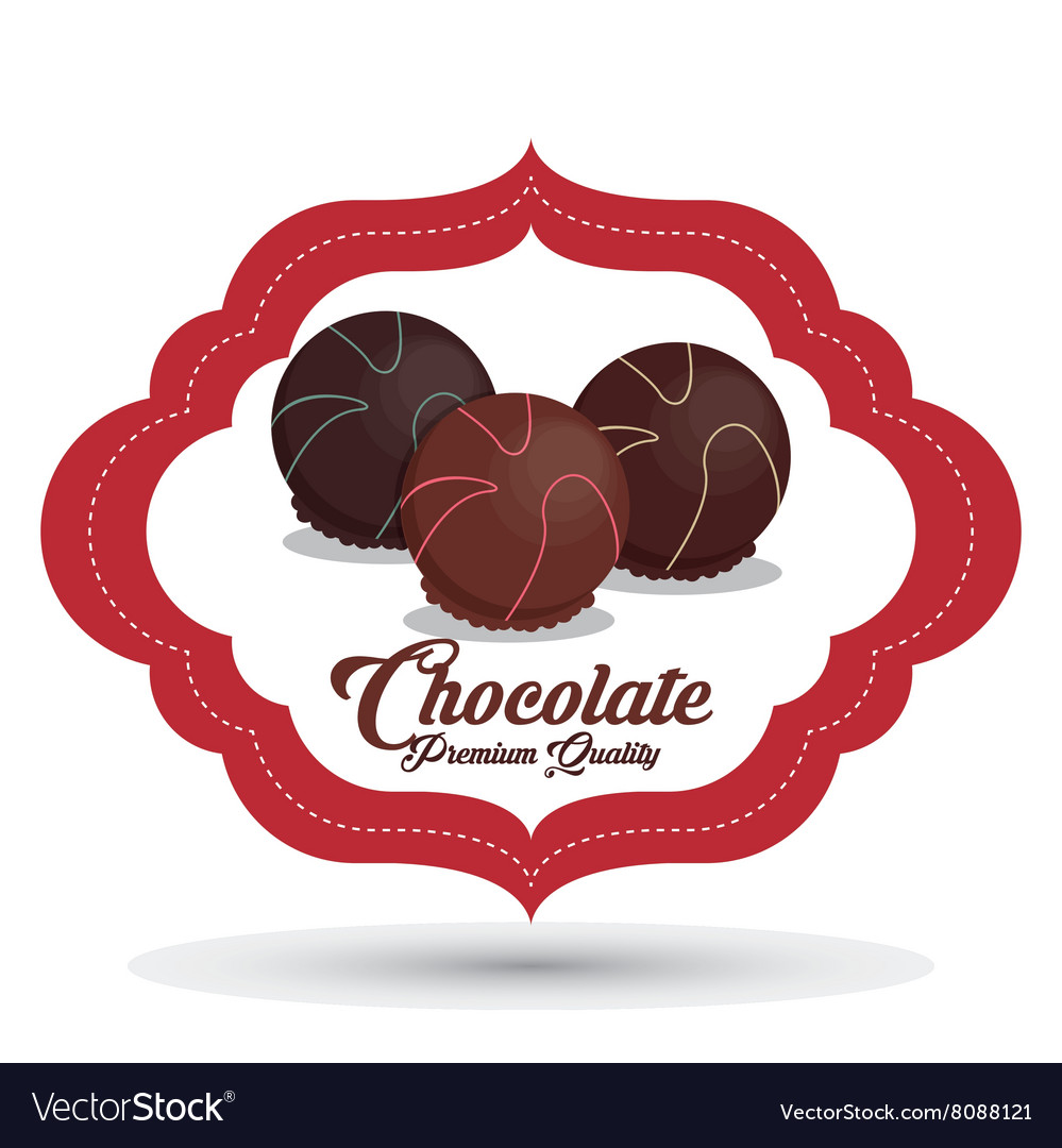 Chocolate design Royalty Free Vector Image - VectorStock