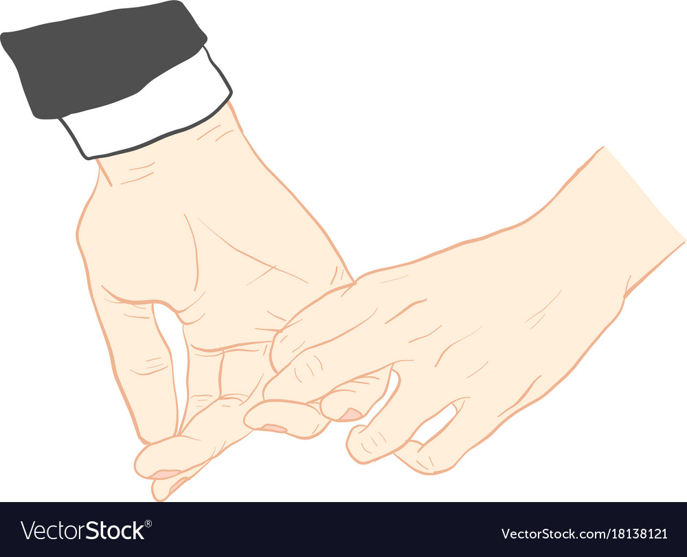 Hand action Royalty Free Vector Image - VectorStock