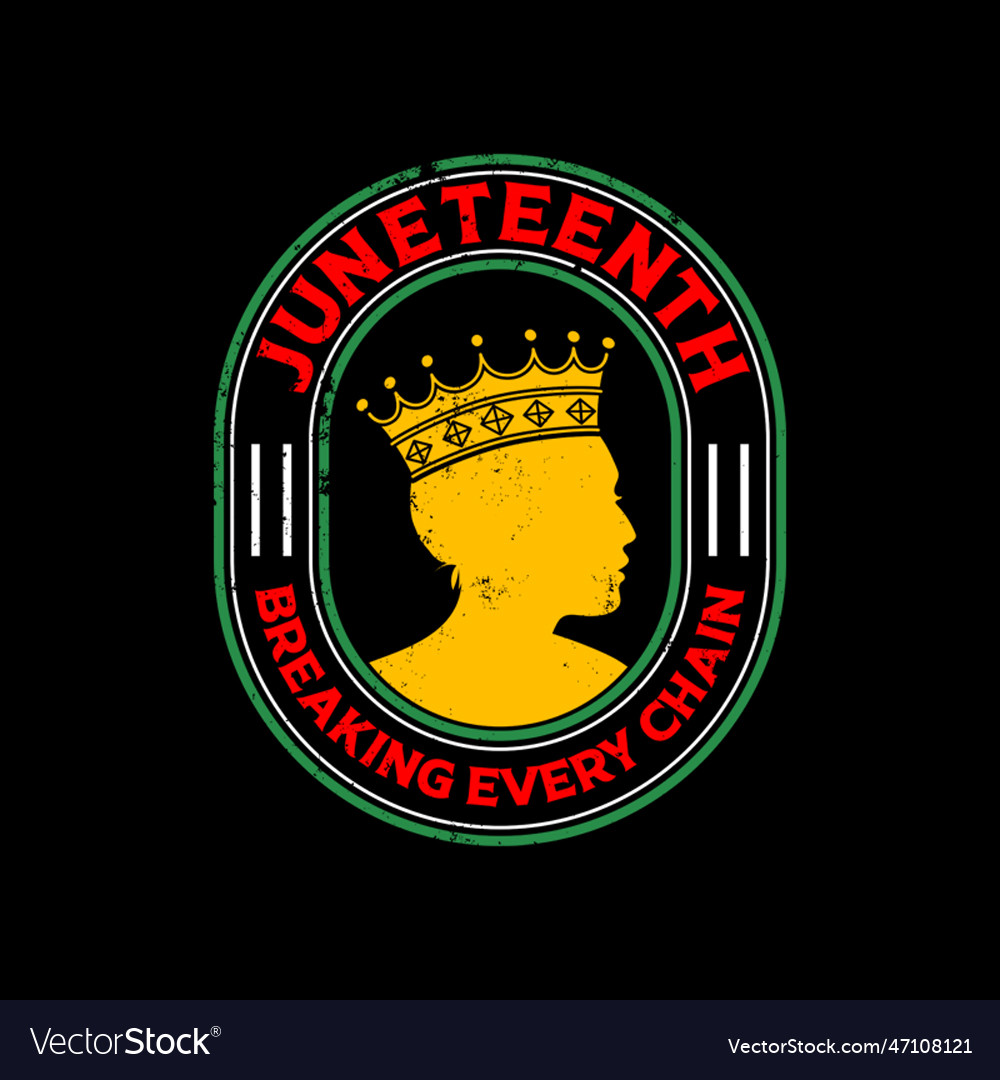 Juneteenth design 23 Royalty Free Vector Image