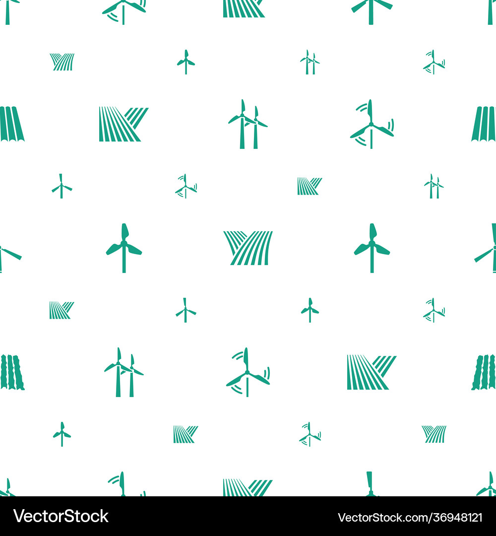 Mill icons pattern seamless white background Vector Image