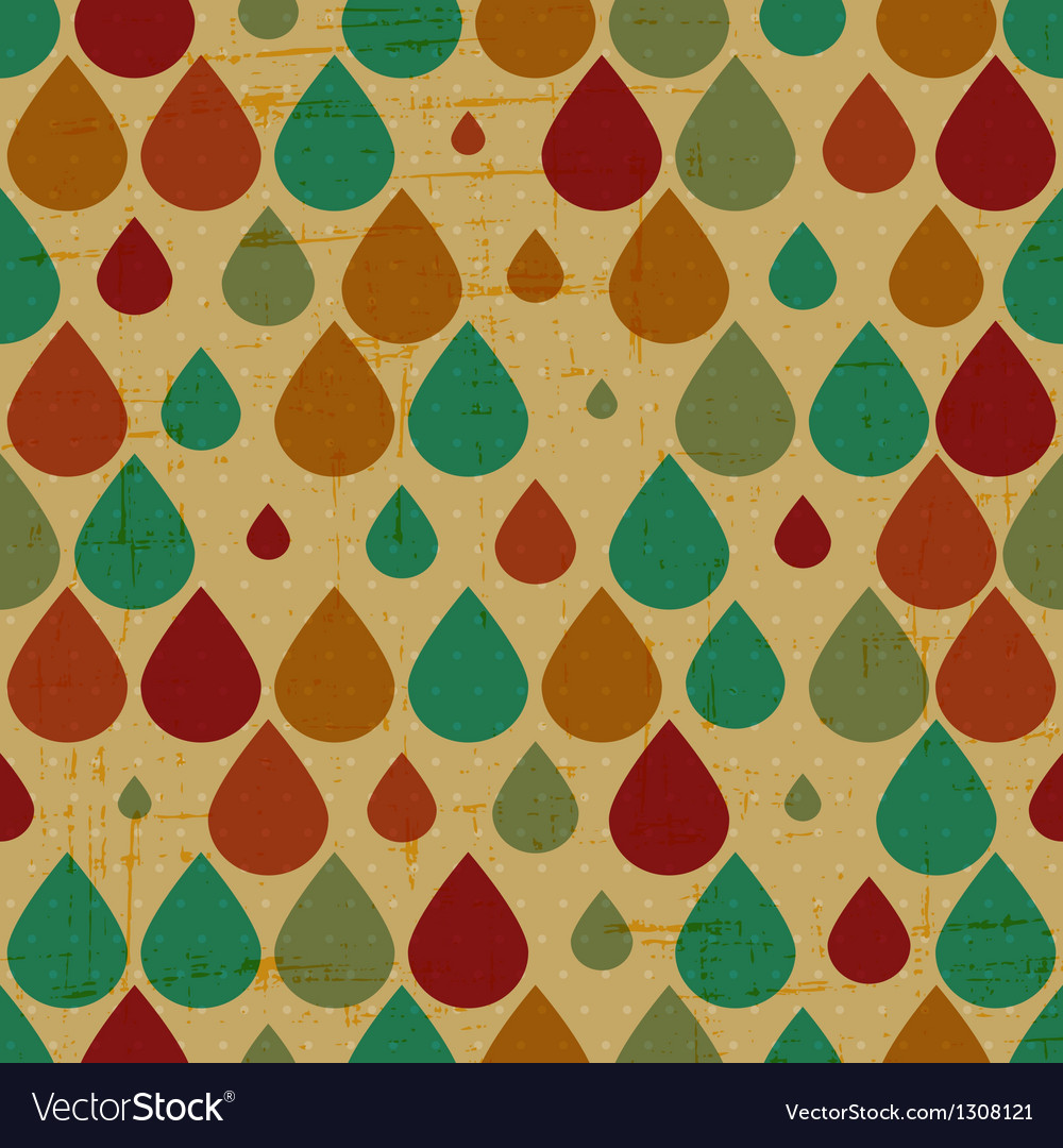 Retro grunge seamless pattern Royalty Free Vector Image