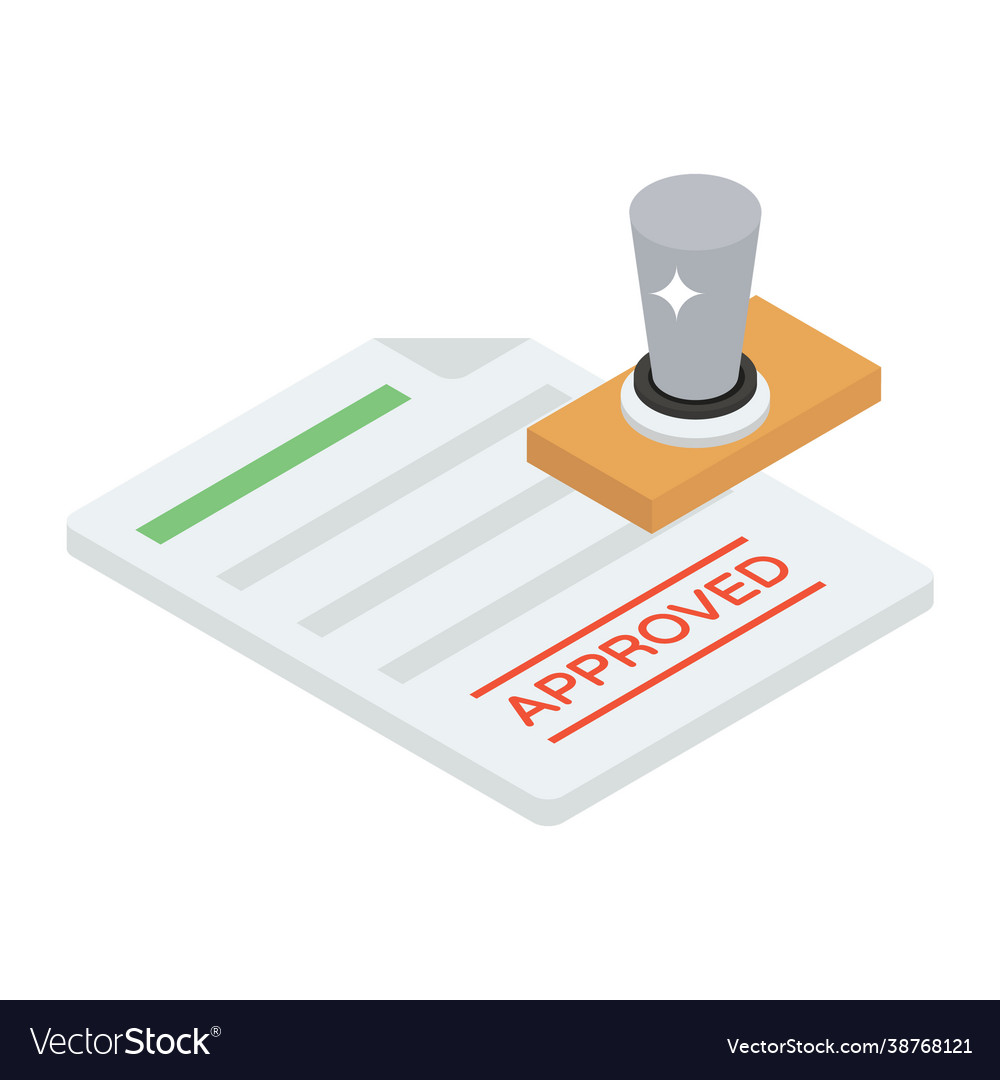Stamp paper Royalty Free Vector Image - VectorStock