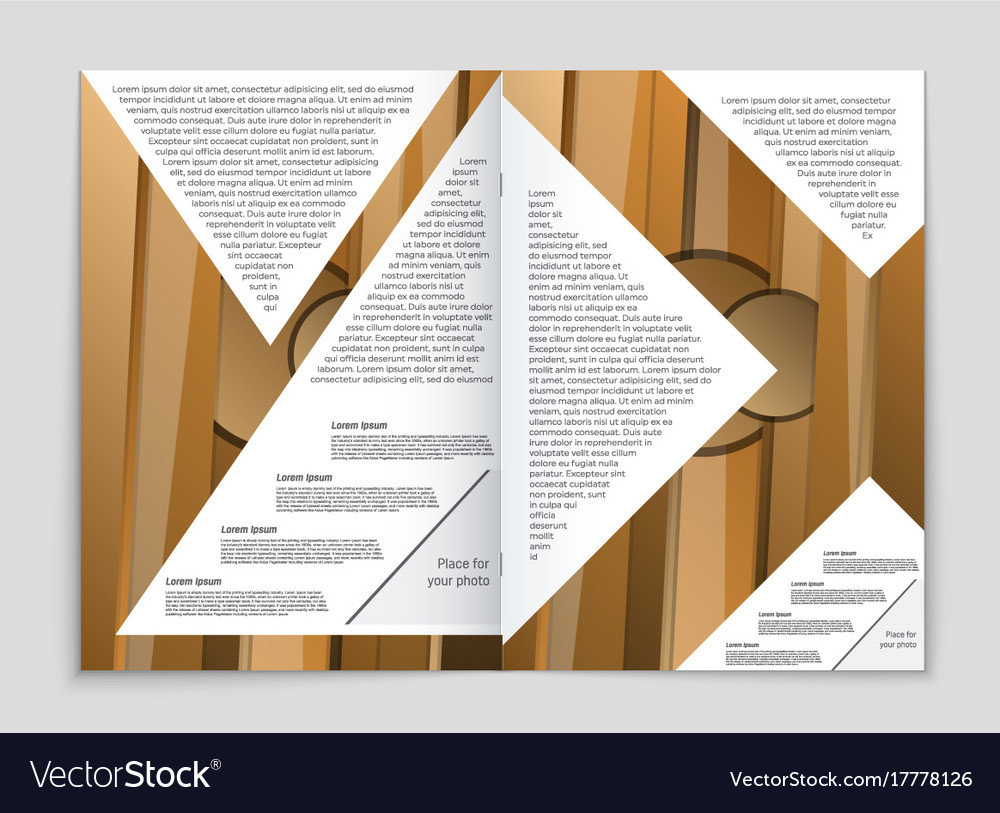 Abstract layout background set for art Royalty Free Vector