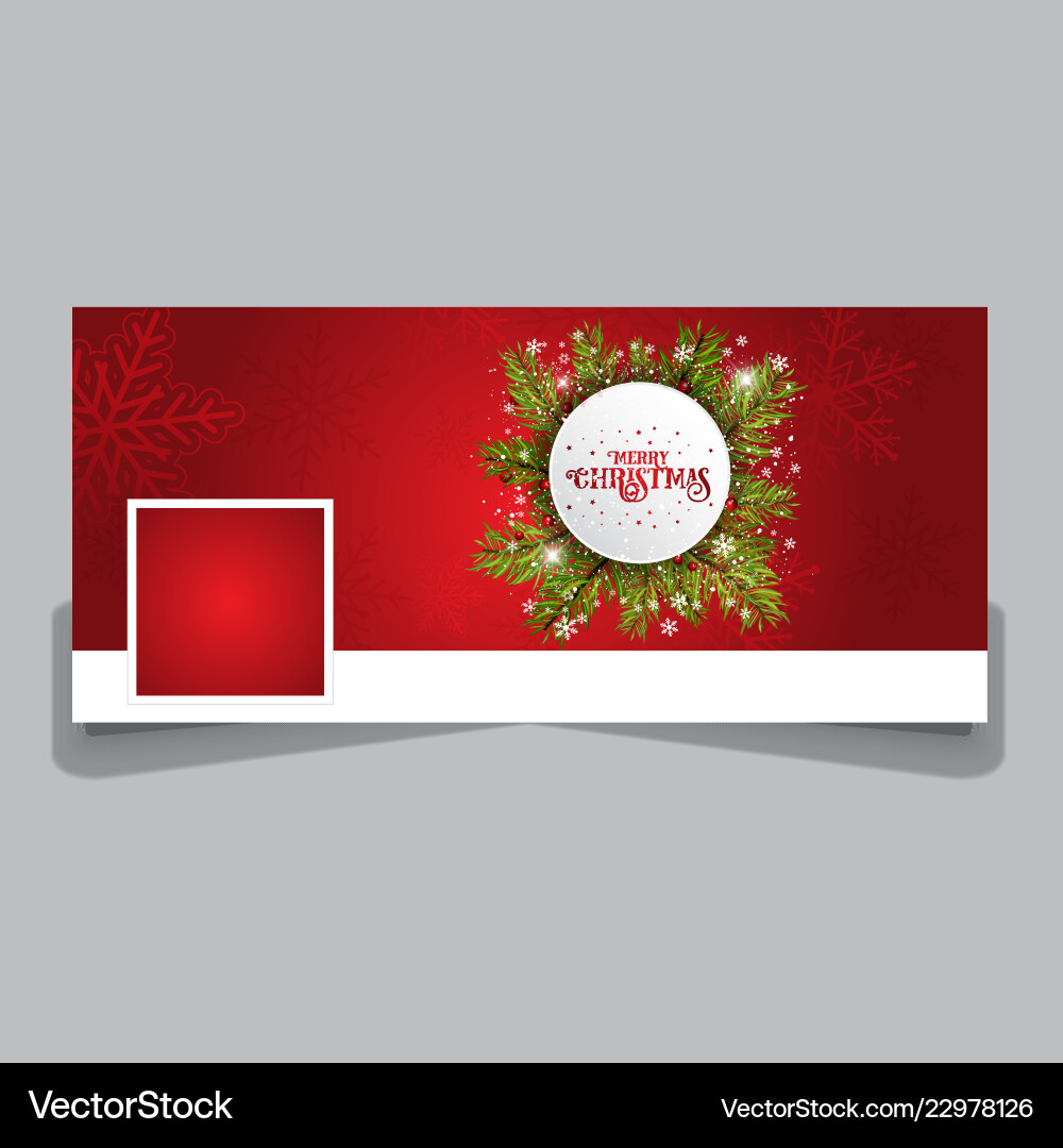 Christmas timeline design cover Royalty Free Vector Image