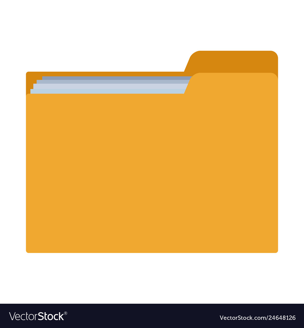 Documents folder icon Royalty Free Vector Image