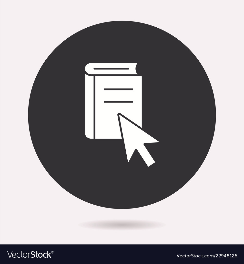 E-learning distance education - icon Royalty Free Vector