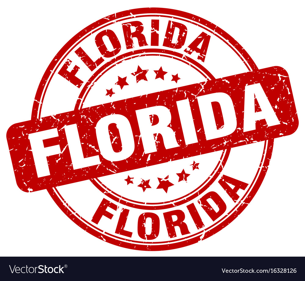 Florida stamp Royalty Free Vector Image - VectorStock