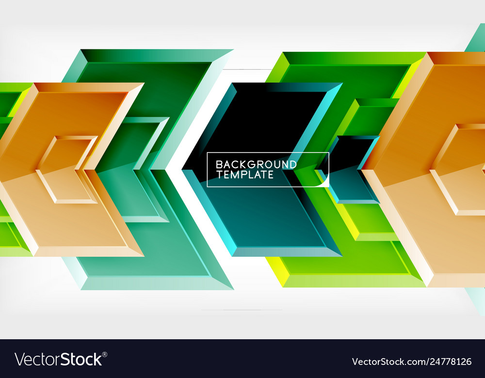 Techno arrow background template design Royalty Free Vector