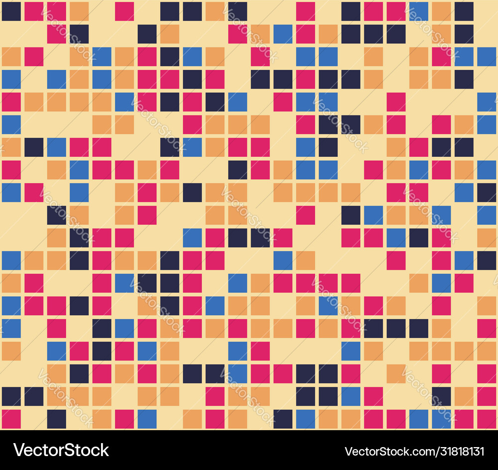 Color mosaic colorful background abstract Vector Image