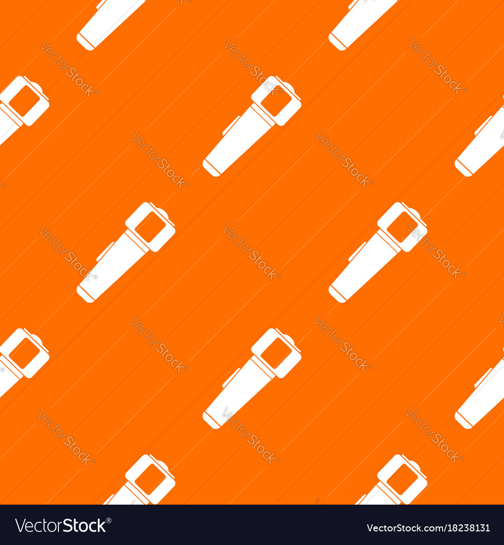 Hand flashlight pattern seamless Royalty Free Vector Image