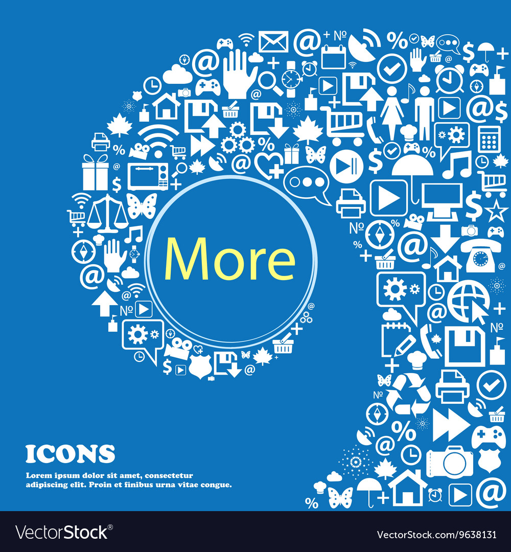 More sign icon details symbol website navigation Vector Image More sign icon details symbol website navigation Vector Image