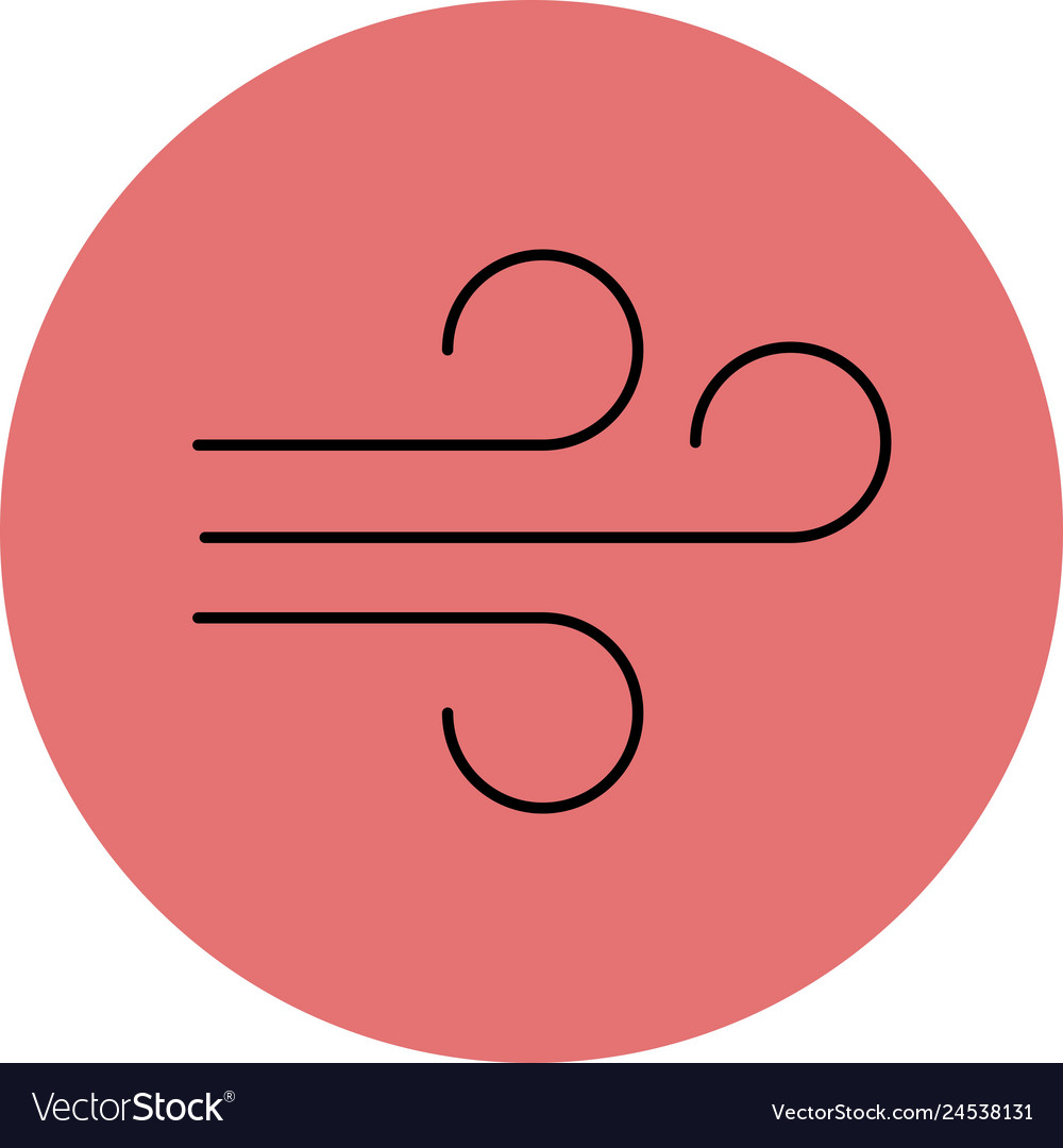 Wind icon Royalty Free Vector Image - VectorStock