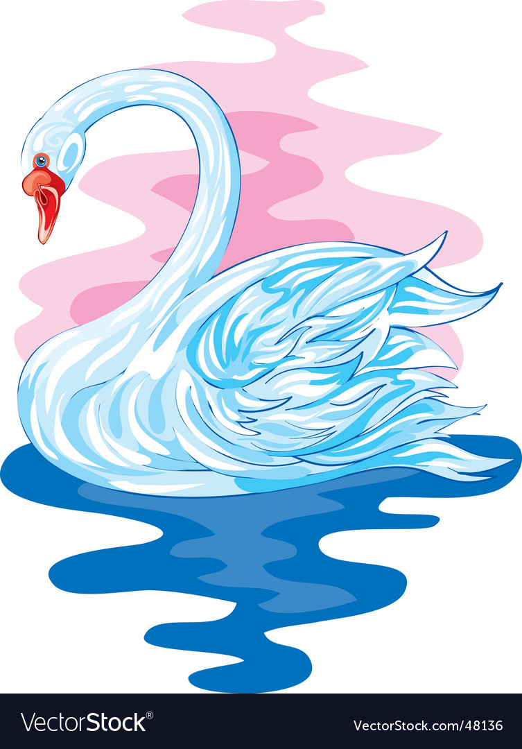 Swan Royalty Free Vector Image - VectorStock