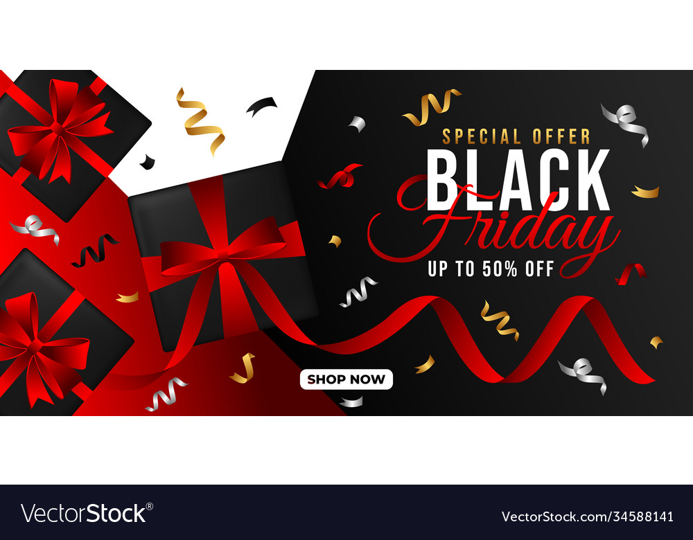 Black friday sale background design Royalty Free Vector