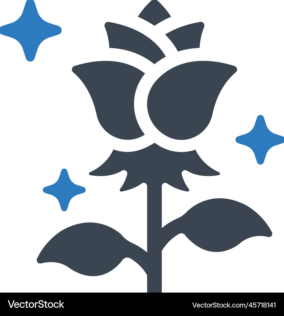 Blossom icon Royalty Free Vector Image - VectorStock