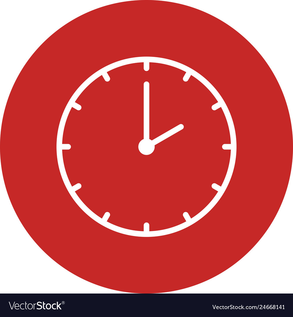 Clock icon Royalty Free Vector Image - VectorStock