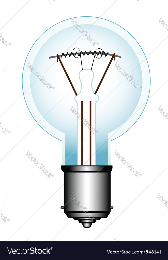 Electric lamp Royalty Free Vector Image - VectorStock
