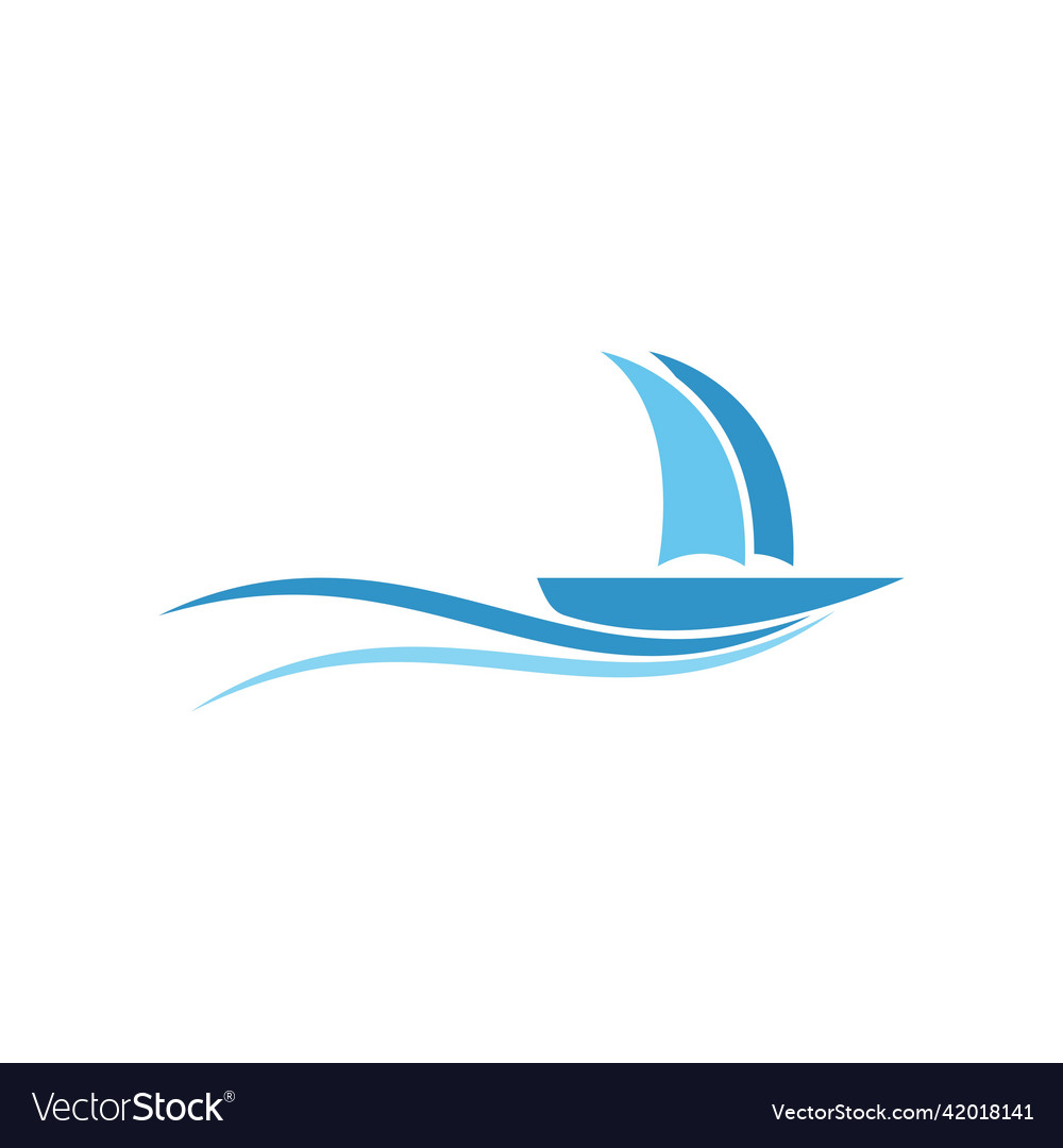 Sailing logo Royalty Free Vector Image - VectorStock