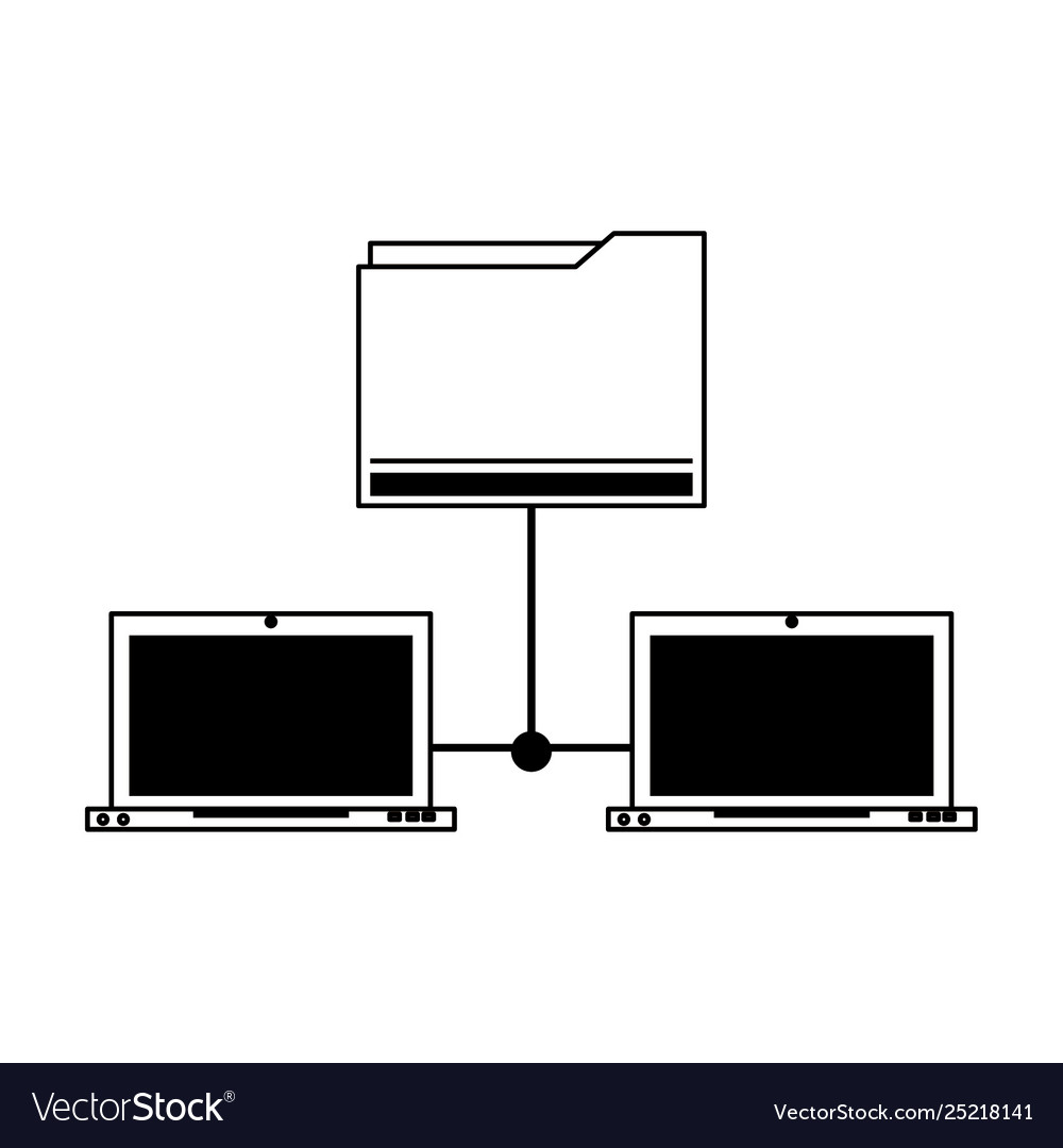 Technology software tools cartoon Royalty Free Vector Image