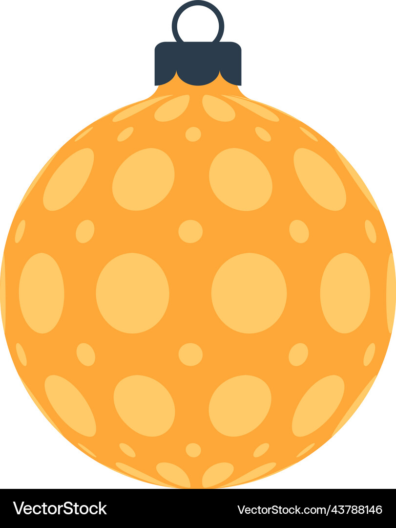 Christmas ball Royalty Free Vector Image - VectorStock