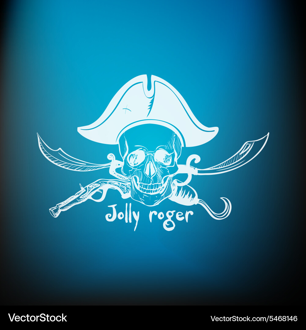 Label pirate theme Royalty Free Vector Image - VectorStock