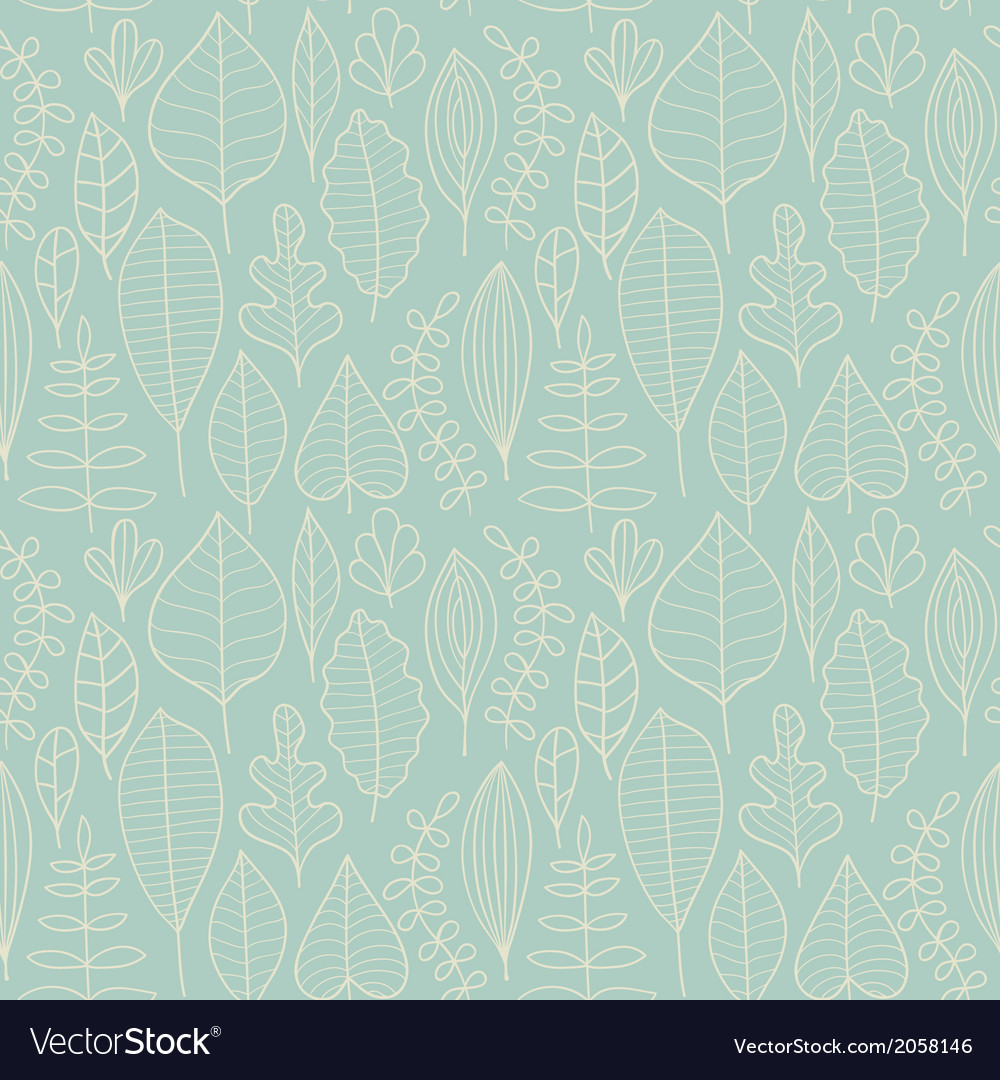Seamless pattern with leaf abstract texture Vector Image