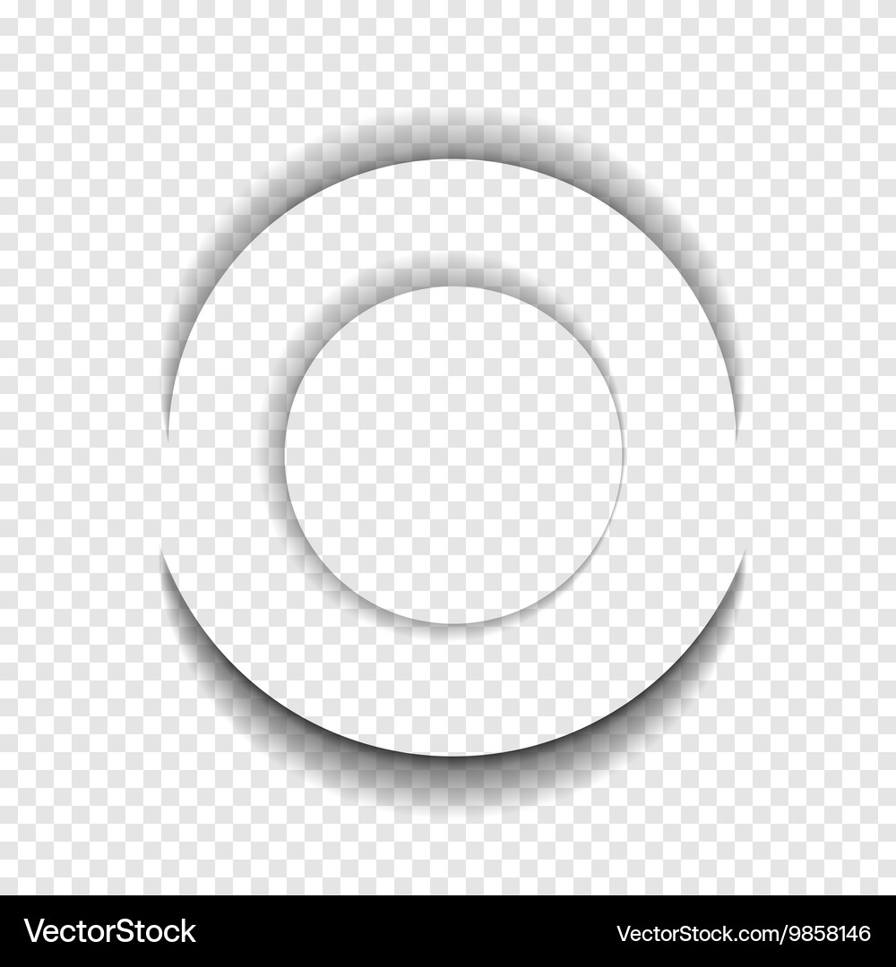 Set of transparent realistic paper shadow effects Vector Image