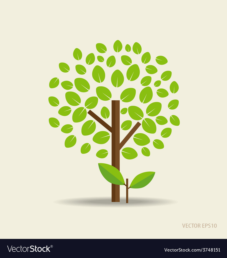 Abstract tree Royalty Free Vector Image - VectorStock