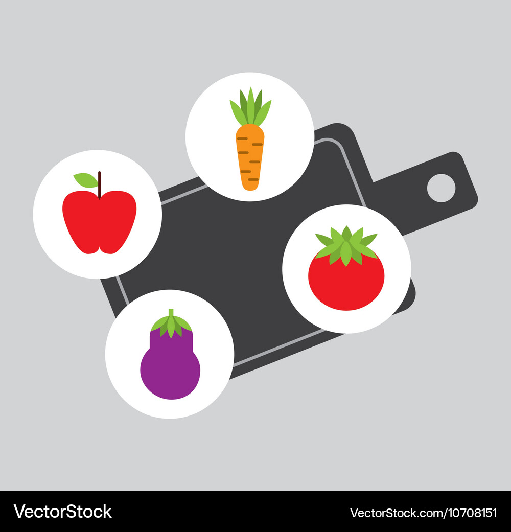 Cooking healthy food icon Royalty Free Vector Image