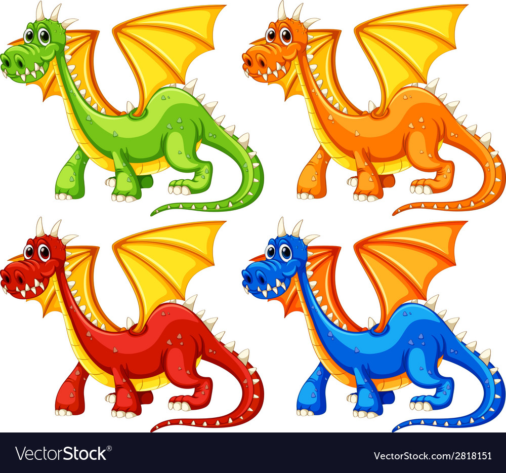 Dragons Royalty Free Vector Image - VectorStock