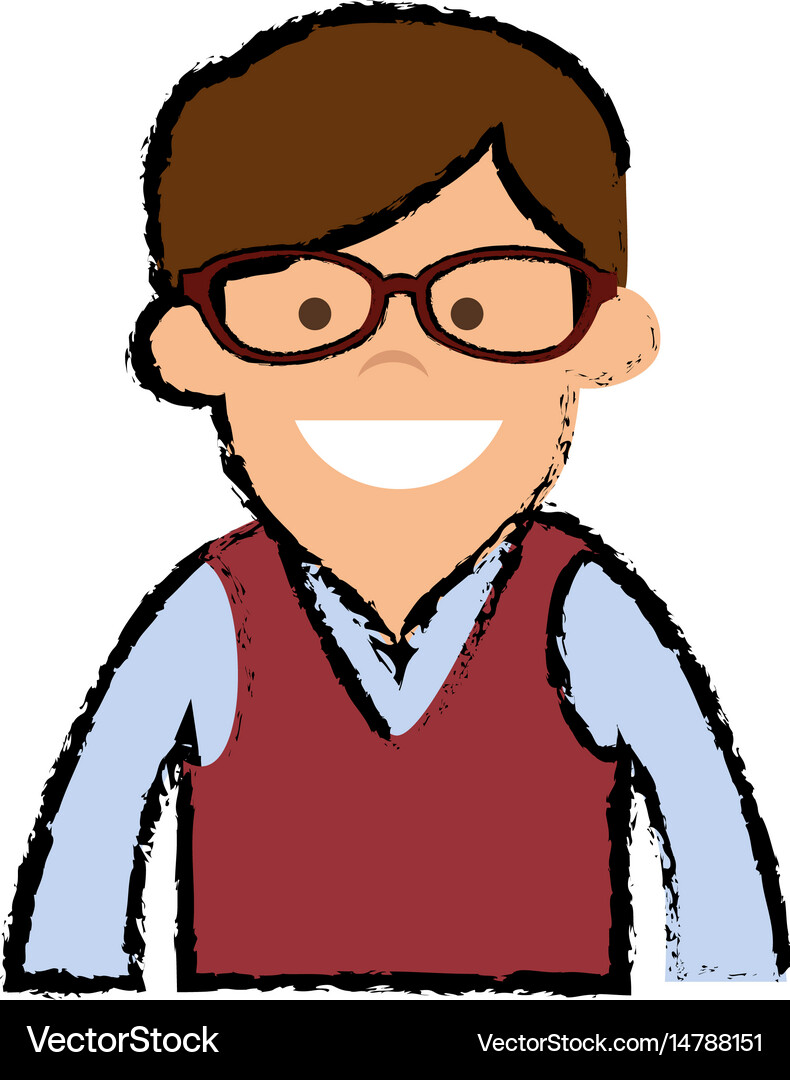 Happy Man Icon Royalty Free Vector Image Vectorstock