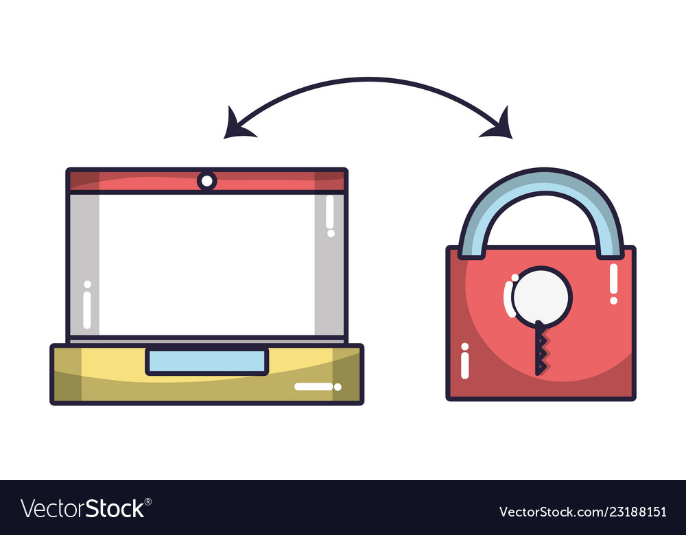 Technology computing cartoon Royalty Free Vector Image