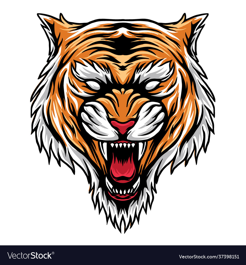 Tiger Royalty Free Vector Image - VectorStock