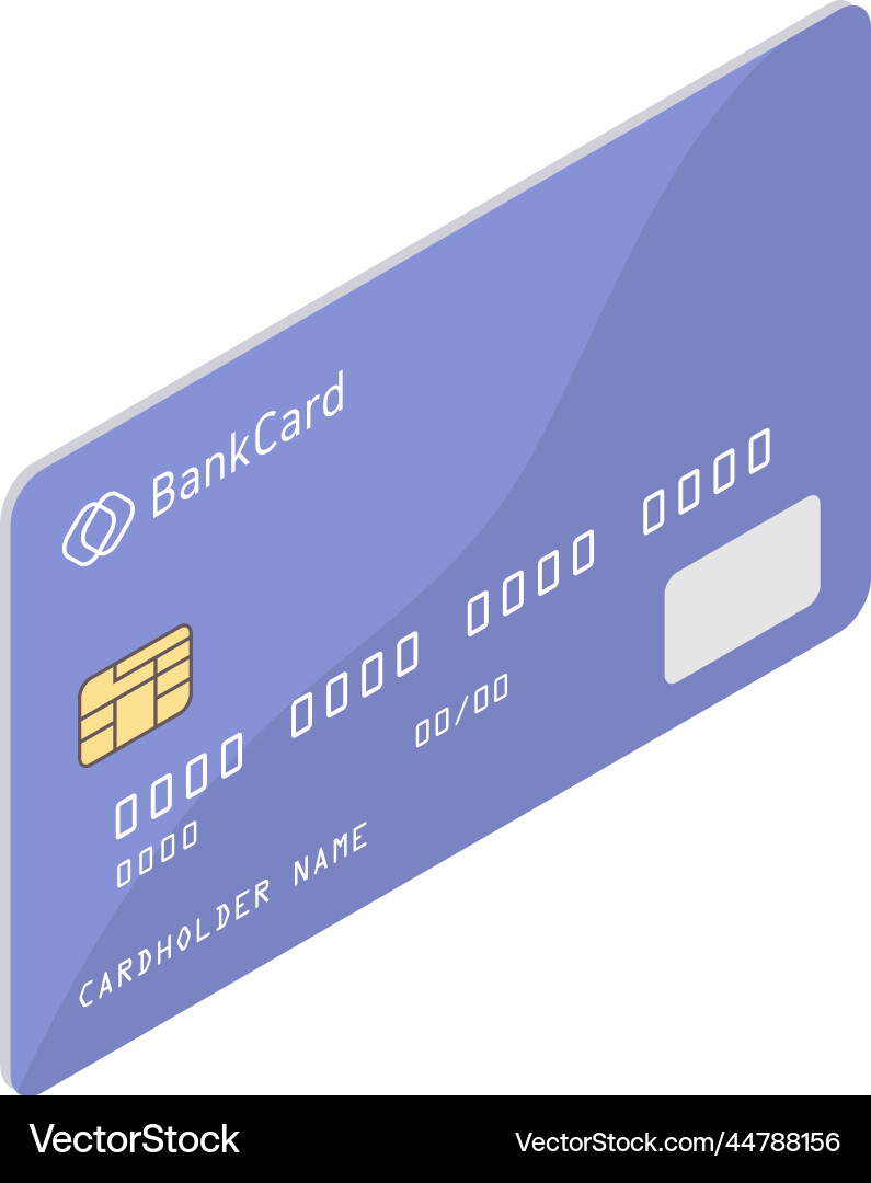 Banking isometric icon Royalty Free Vector Image