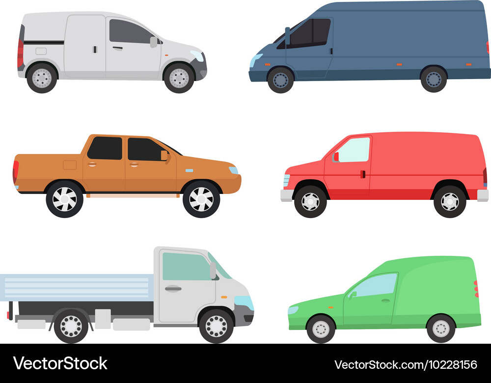 Car vechicle transport isolated Royalty Free Vector Image