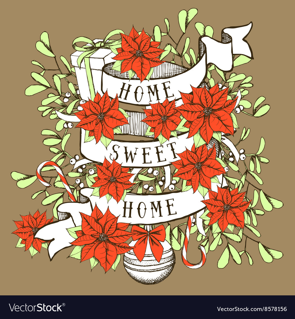 Christmas poster Royalty Free Vector Image - VectorStock