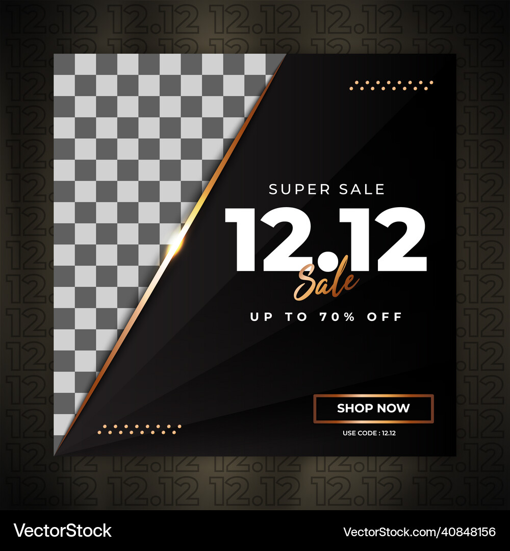 December promo poster that looks modern Royalty Free Vector