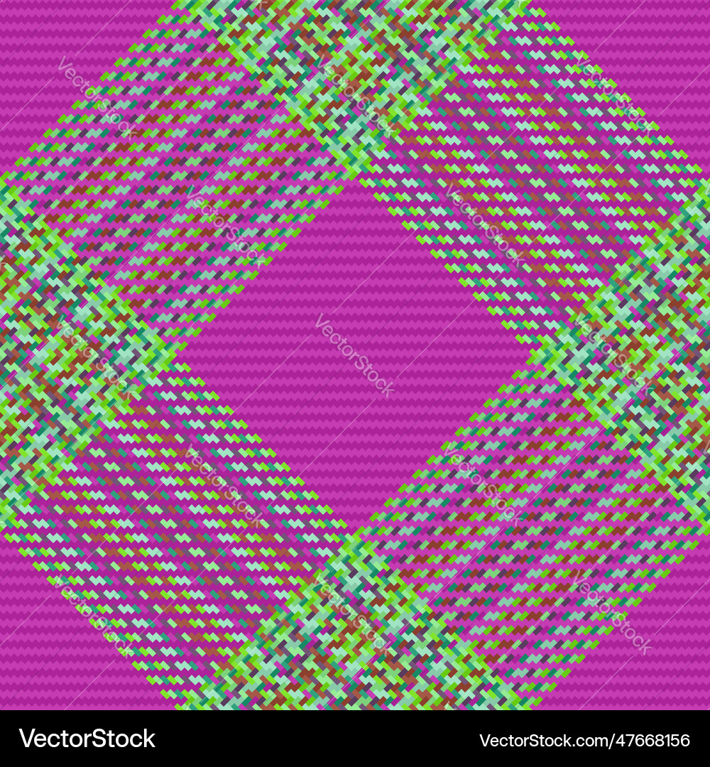 Fabric seamless background of texture check Vector Image