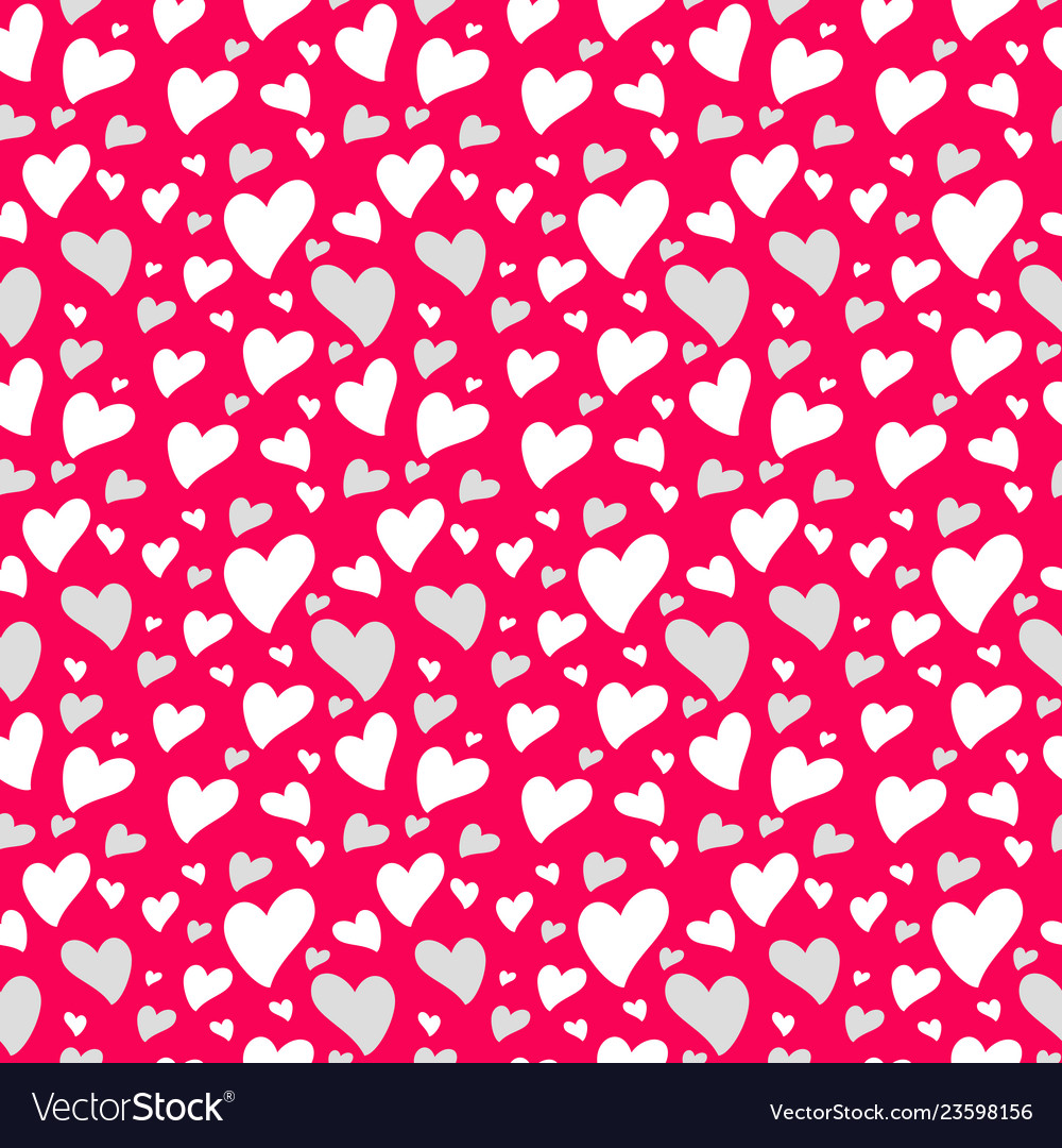 Pattern Heart Background Valentines Day Royalty Free Vector