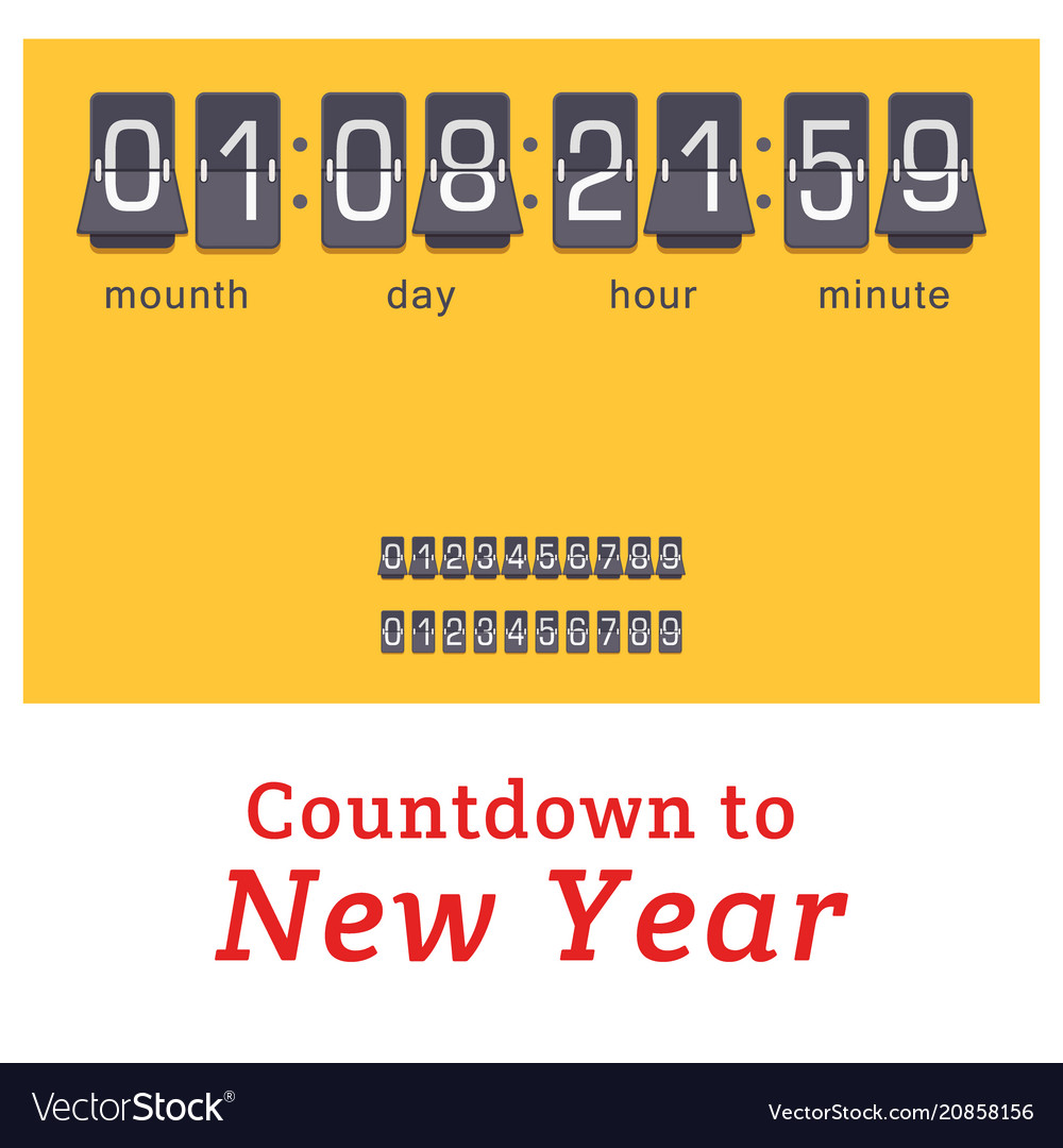 Timer clocks watch stopwatch countdown Royalty Free Vector