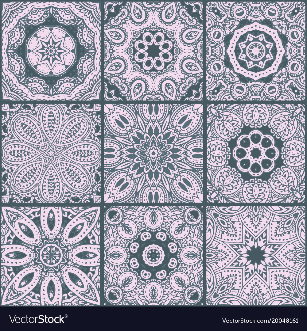 Abstract patchwork seamless pattern Royalty Free Vector